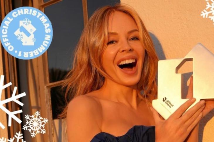 KYLIE MINOGUE CROWNED CHRISTMAS NUMBER ONE AS POP ICON MAKES